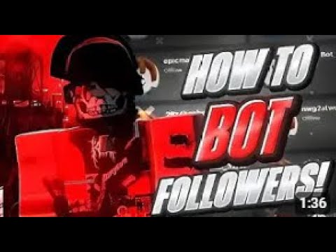 How to get free followers in roblox (BOT FOLLOWERS) - YouTube