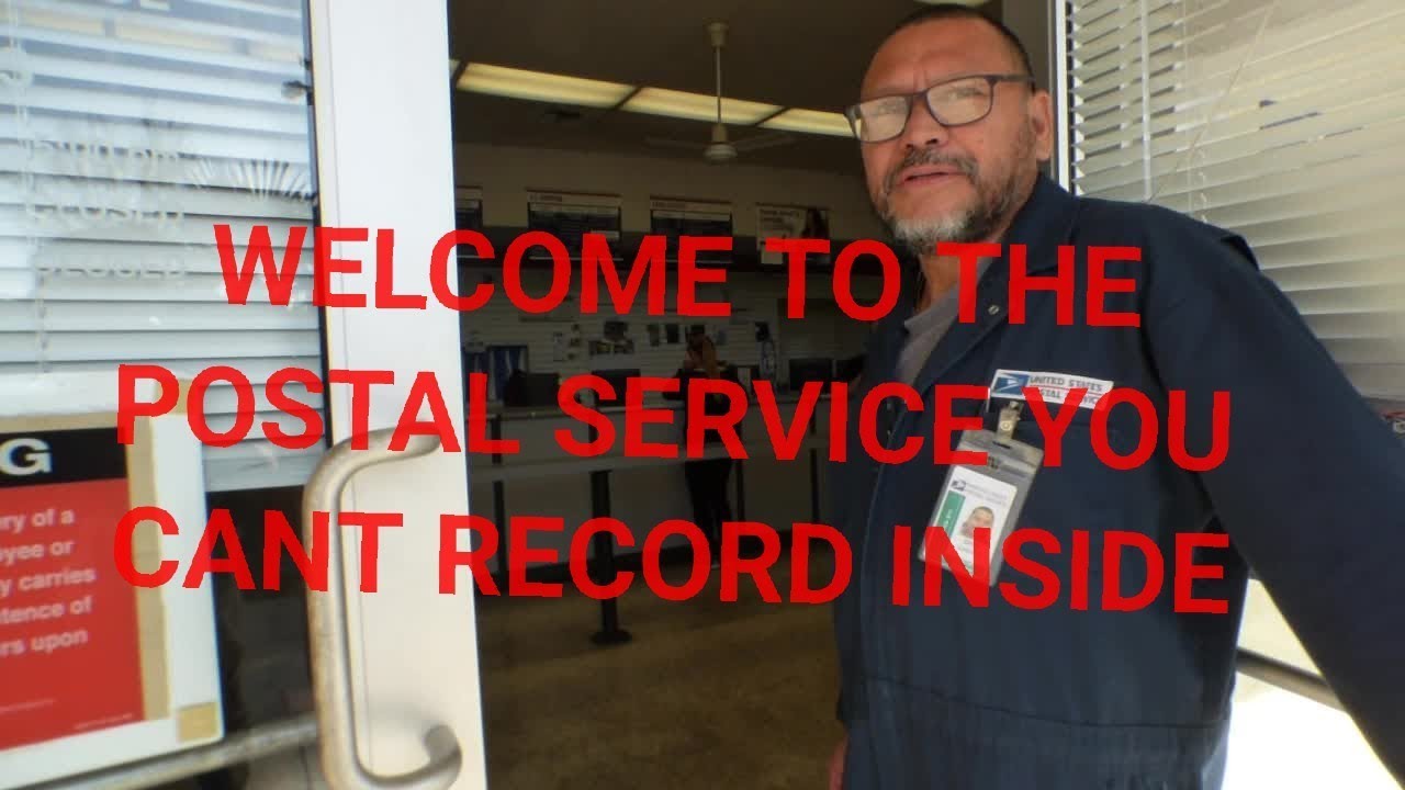 US Post Office (RUDE POSTAL EMPLOYEES) 1st amendment audit - YouTube