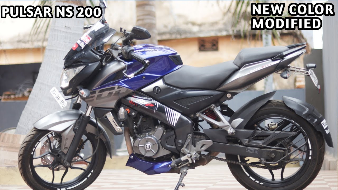 PULSAR NS 200 NEW COLOR MODIFIED - YouTube