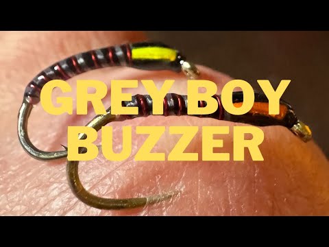 Catch More Trout with the Grey Boy Buzzer #flyfishing #flytying # ...