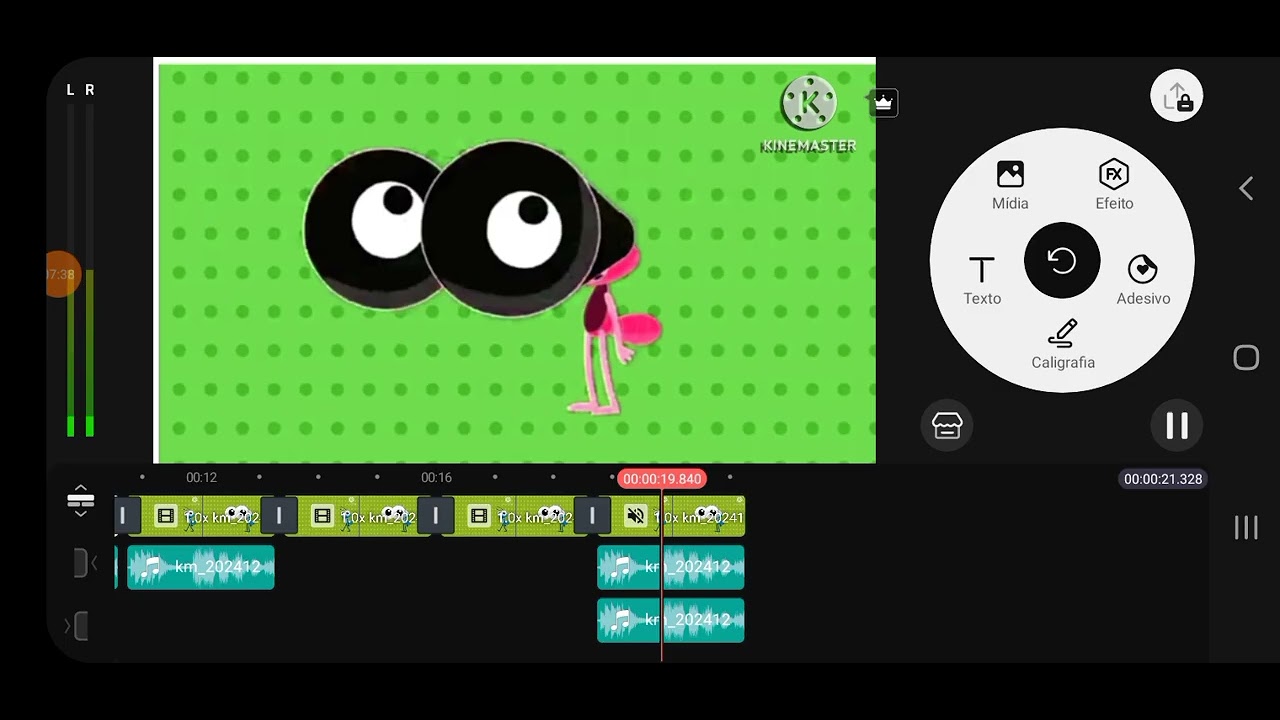 how to make bob zoom logo effects by kinemaster - YouTube