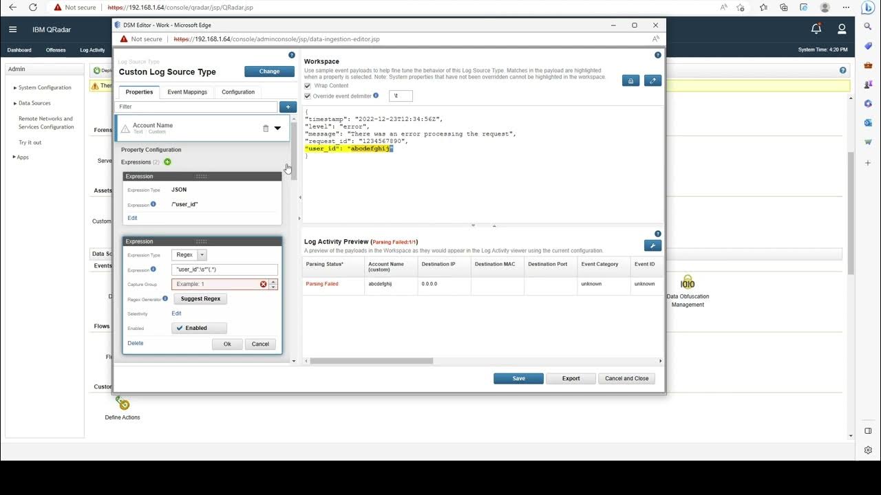 Section 7 Data Source Configuration Lecture 8 Custom Event Properties Youtube