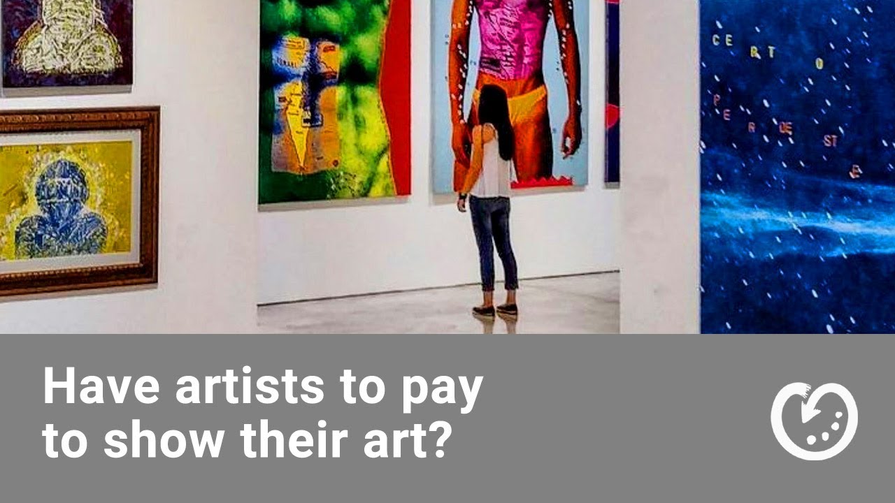 Have artists to pay to show their art? ‘Pay-to-play’ galleries - YouTube