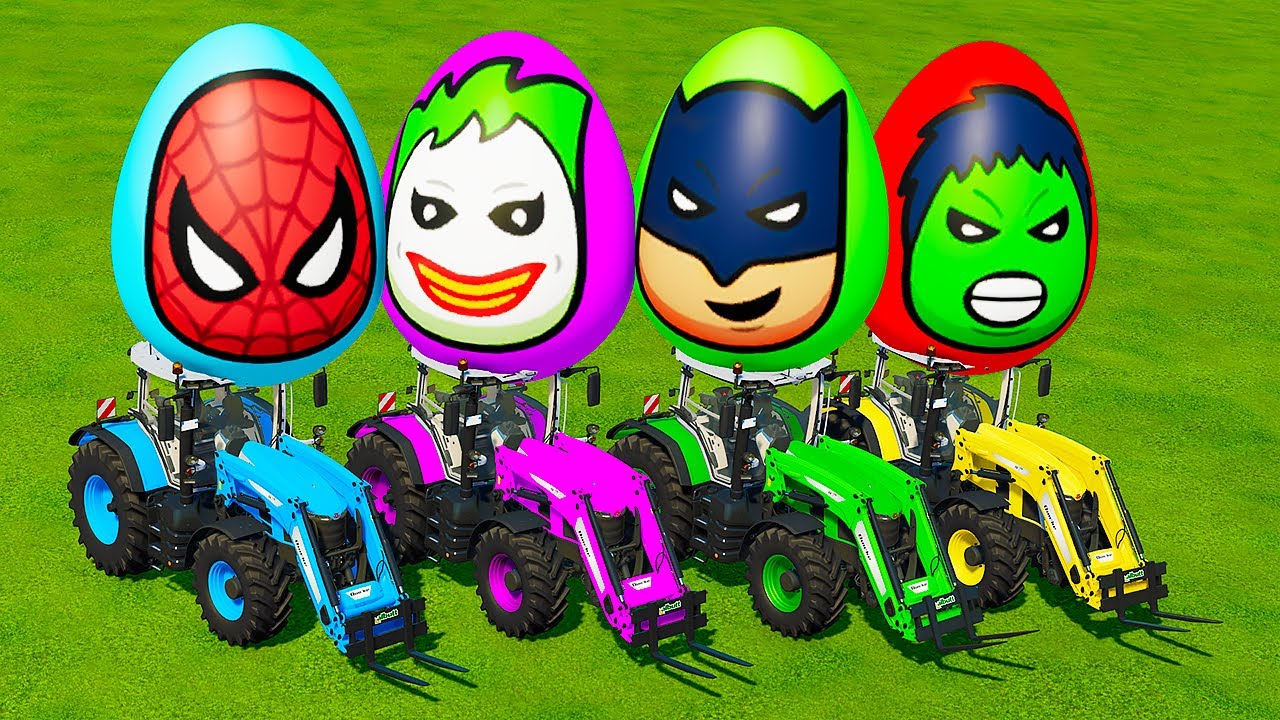 SUPERHERO EGGS TRANSPORT WITH MASSEY FERGUSON TRACTORS - Farming ...