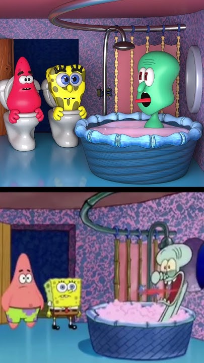 SkibidiBob drop by Squidward's house - YouTube