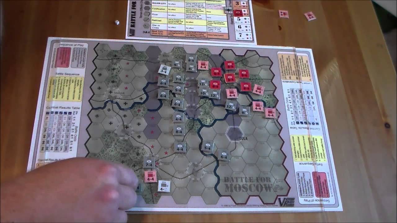 Battle for Moscow - Victory Point Games - Teaching a 10 year old how to ...