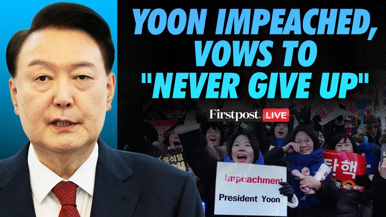 South Korea Unrest LIVE: South Korea's Yoon Defiant After Impeachment Over Martial Law Bid - YouTube