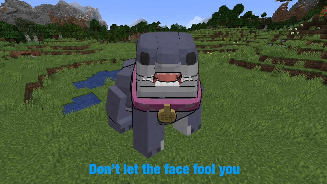 Jeff the Land Shark mod for Minecraft - YouTube