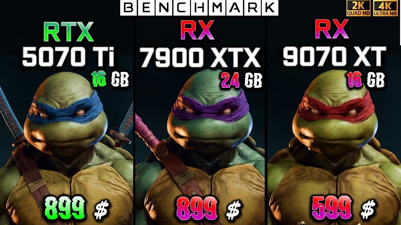 RX 7900 XTX vs RTX 5070 Ti 16GB vs RX 9070 Xt 16GB / Test / 1440p ...