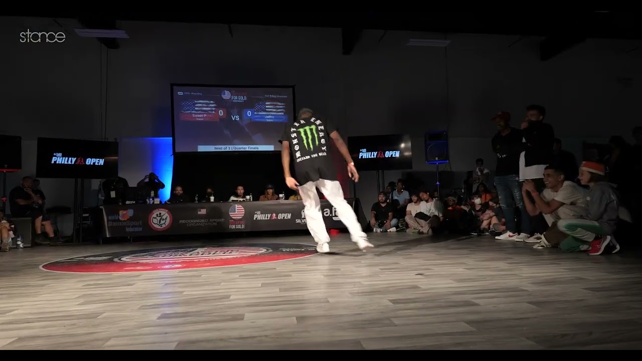 Sweet P vs Jeffro [bboy top 8] // stance // BREAKING FOR GOLD USA - YouTube