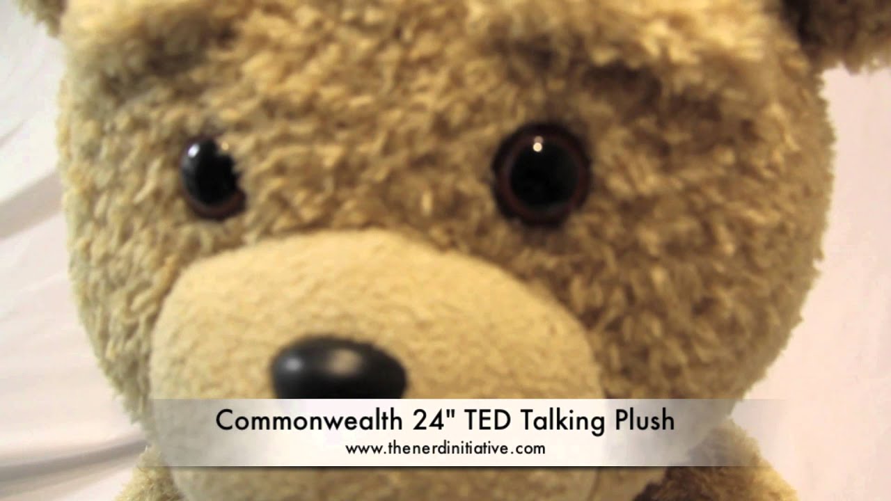 Commonwealth 24" TED "PG" (Green Tag "R") Rated Talking Plush Teddy ...