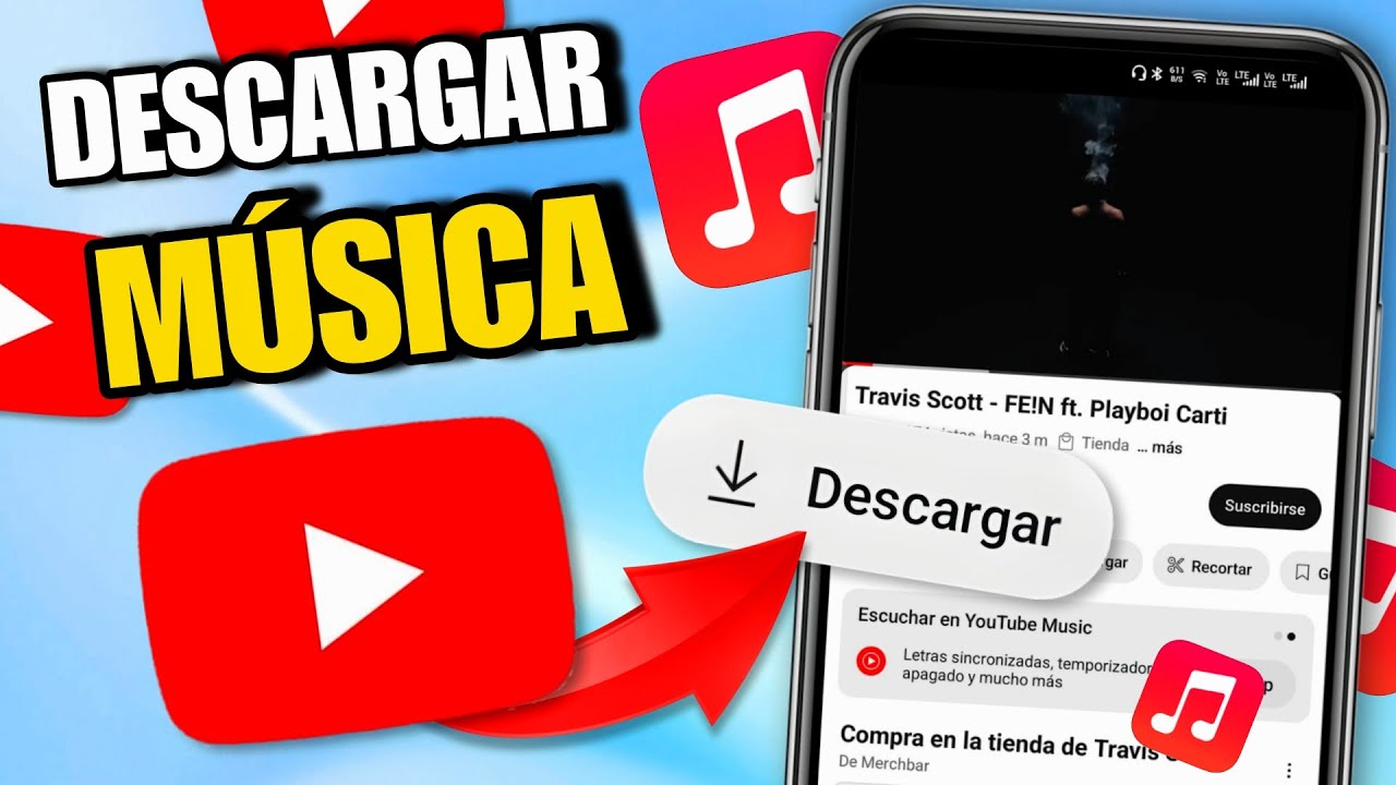 Cómo Descargar MÚSICA de YouTube (2025) Fácil y Rápido - YouTube