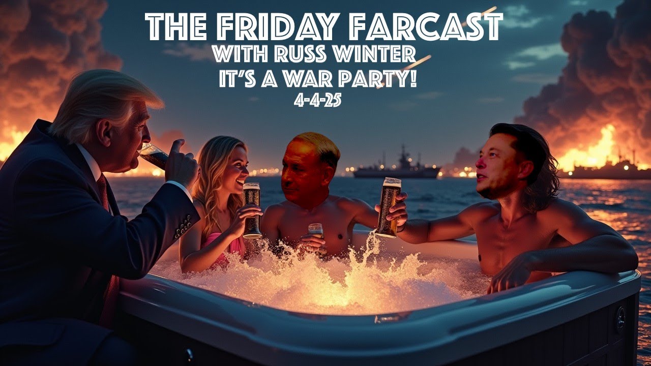 4-4-25 -- THE FRDAY FARCAST WITH RUSS WINTER -- IT'S A WAR PARTY! - YouTube