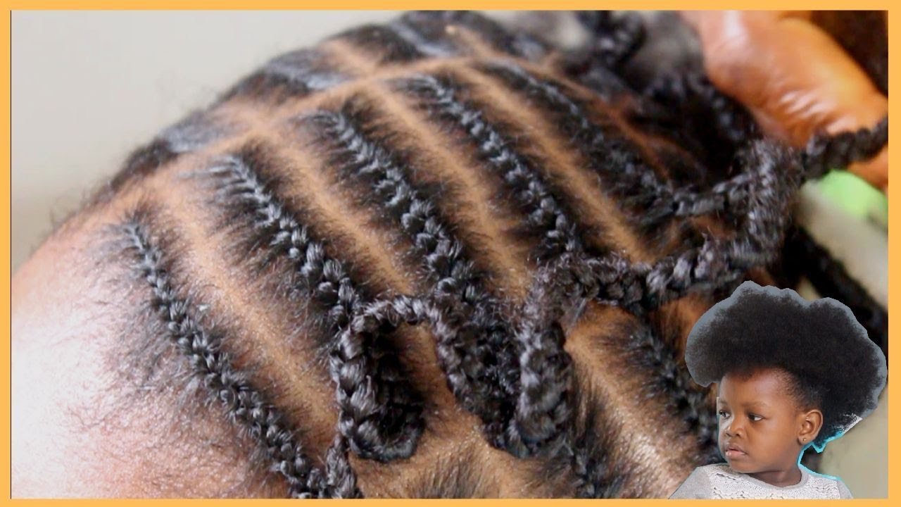 Natural Kids | Braid tutorial| Protective Style - YouTube