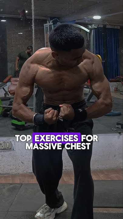 Top exercises to build massive chest 📈#workouttips #gymmotivation #fitnessmotivation - YouTube