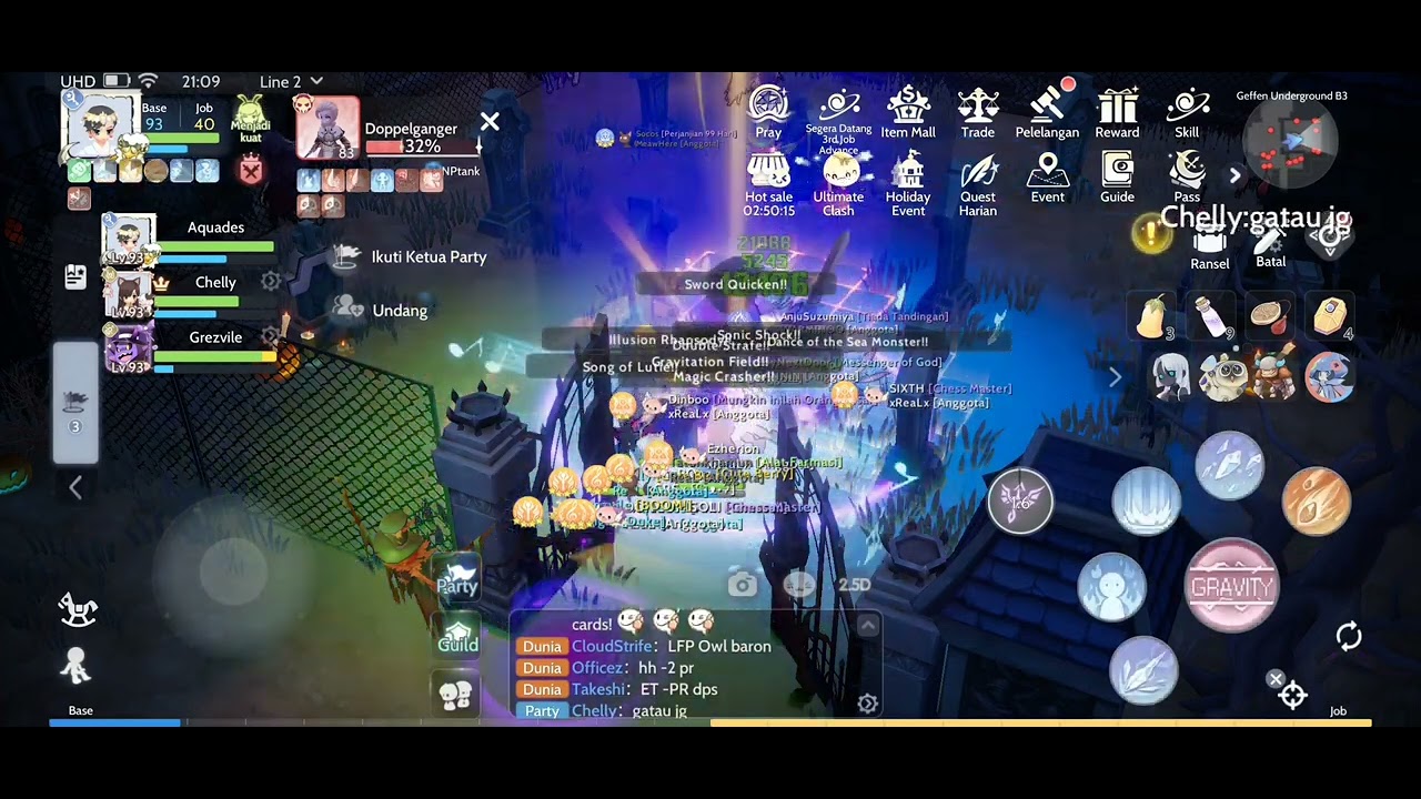 High Wizard + Bard & Dancer = No Cooldown skill~ Ragnarok Origin ...