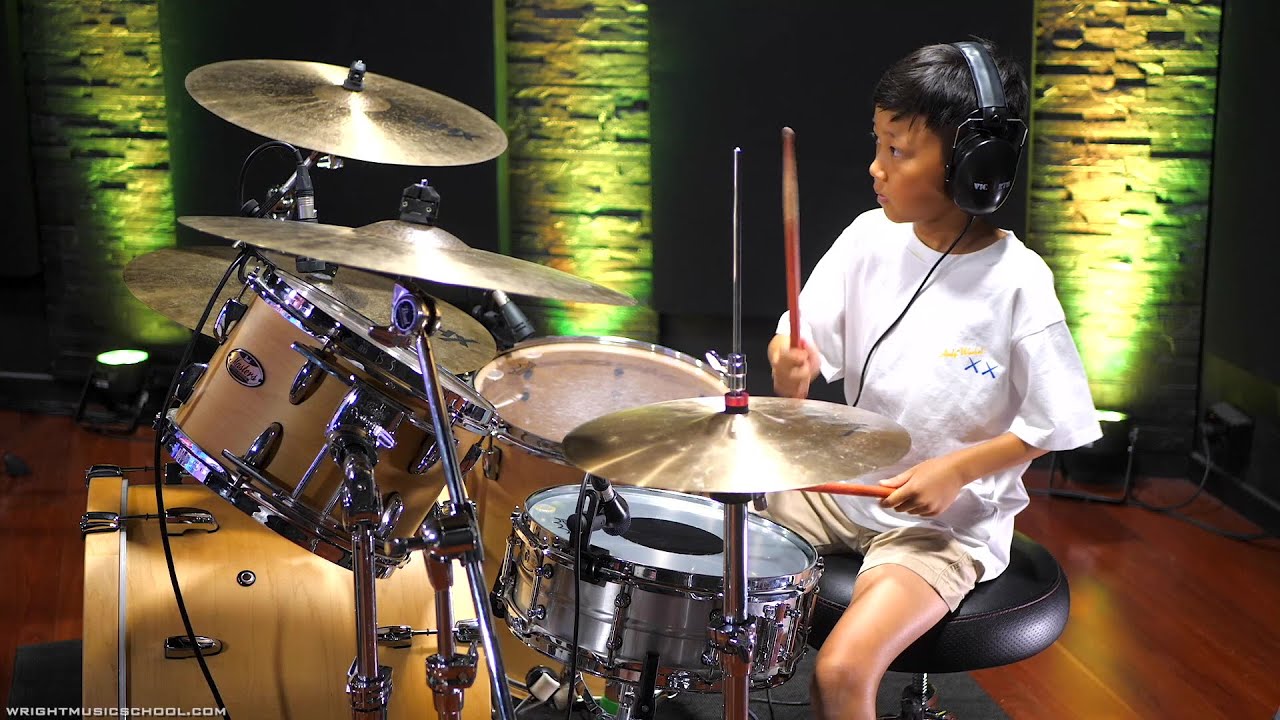 Wright Music School - Ethan Che - Rolling In The Deep by Adele - Drum ...