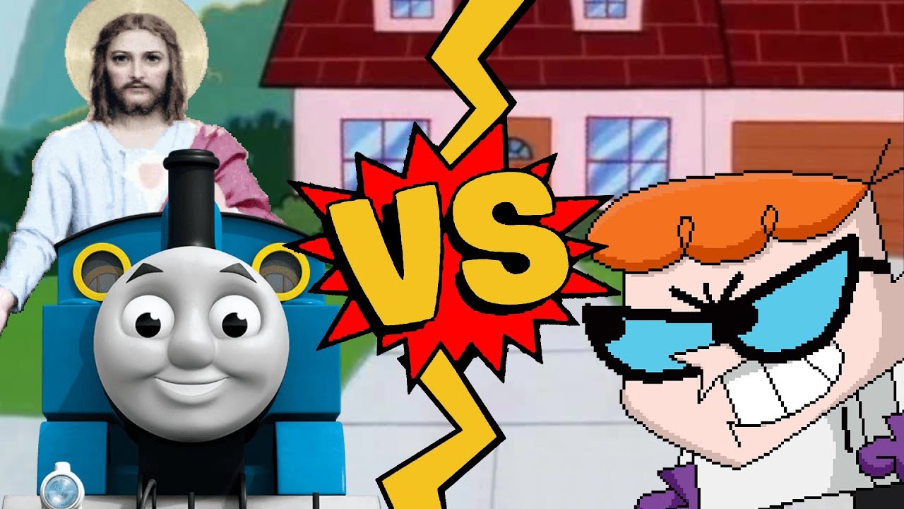 M.U.G.E.N Battles | Thomas the Tank Engine/Jesus Christ vs Dexter - YouTube