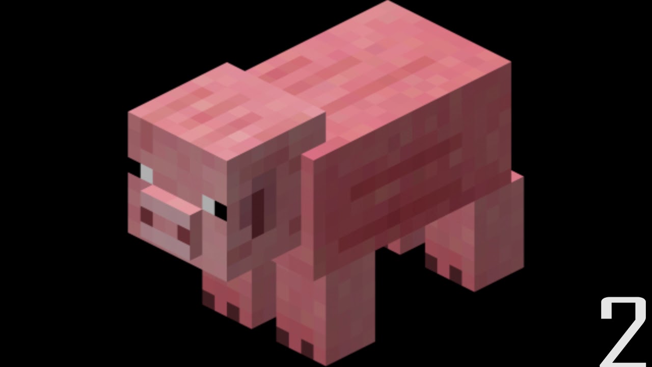 ¿Podrá esta imagen de un cerdo de minecraft llegar a 10,000 likes ...
