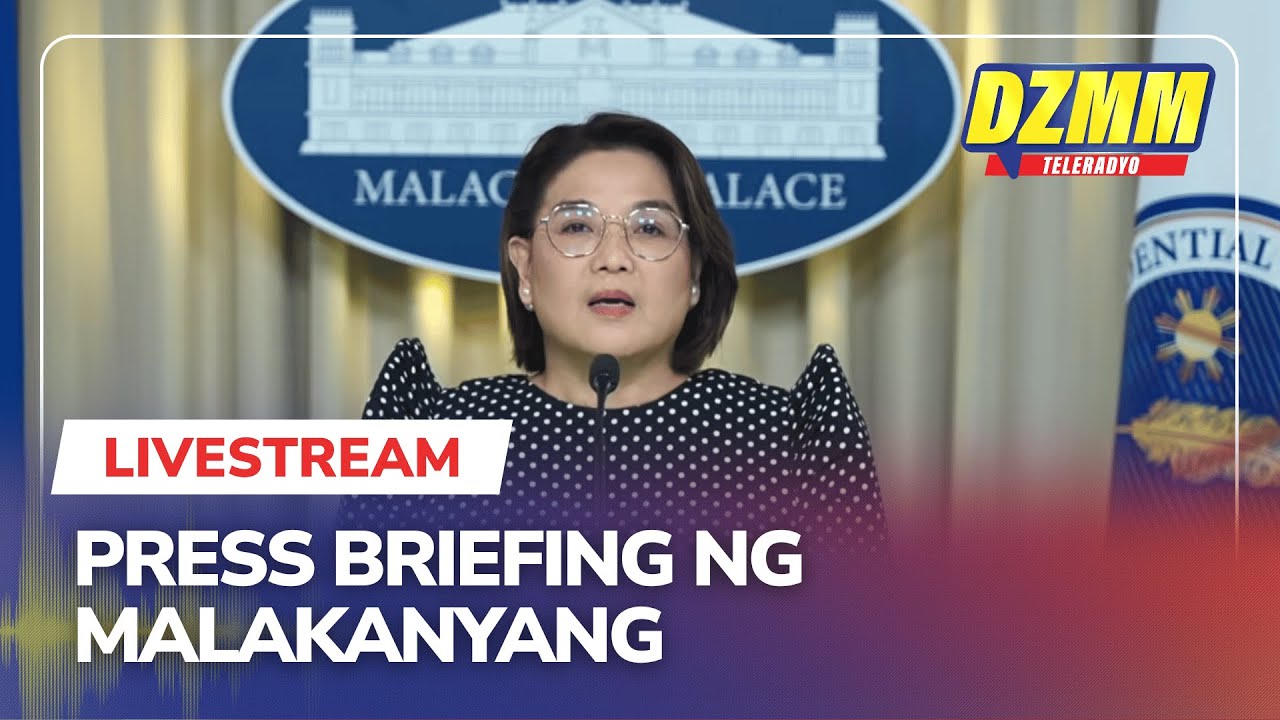 LIVE: Palace holds press briefing | DZMM Teleradyo (16 September 2025 ...