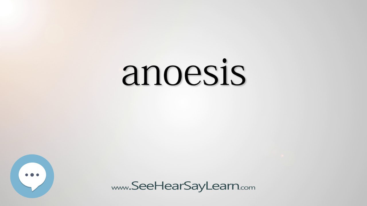 anoesis - The Most Obscure English Words Defined 🗣🔊 - YouTube