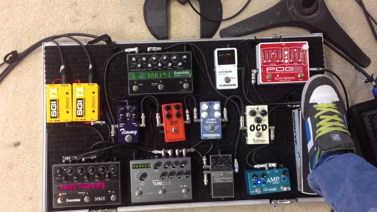 Octave Effect Layering w/ EHX POG2, Strymon Timeline, and Eventide ...