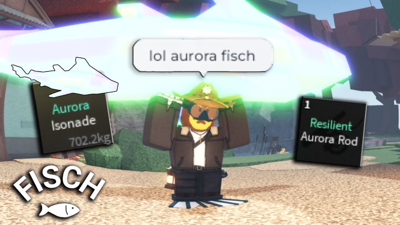 NEW Aurora Rod Is Free Money In FISCH Roblox (New Update) - YouTube