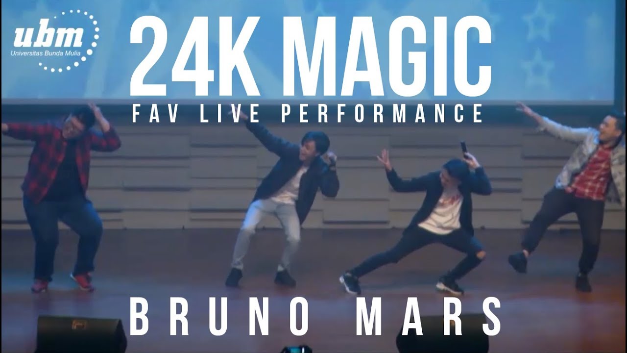 24K MAGIC - Bruno Mars (Live Performance) #FAVLive - YouTube