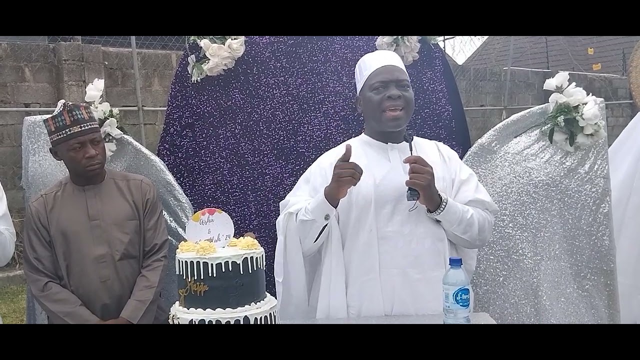 Imam Fuad Adeyemi lecture @Abdllah and Aisha Nikai - YouTube