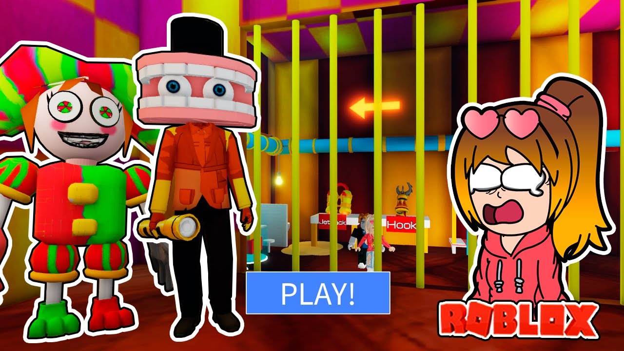 ESCAPO DE LA PRISION DE CAINE DEL ASOMBROSO CIRCO DIGITAL EN ROBLOX 🎪 ...