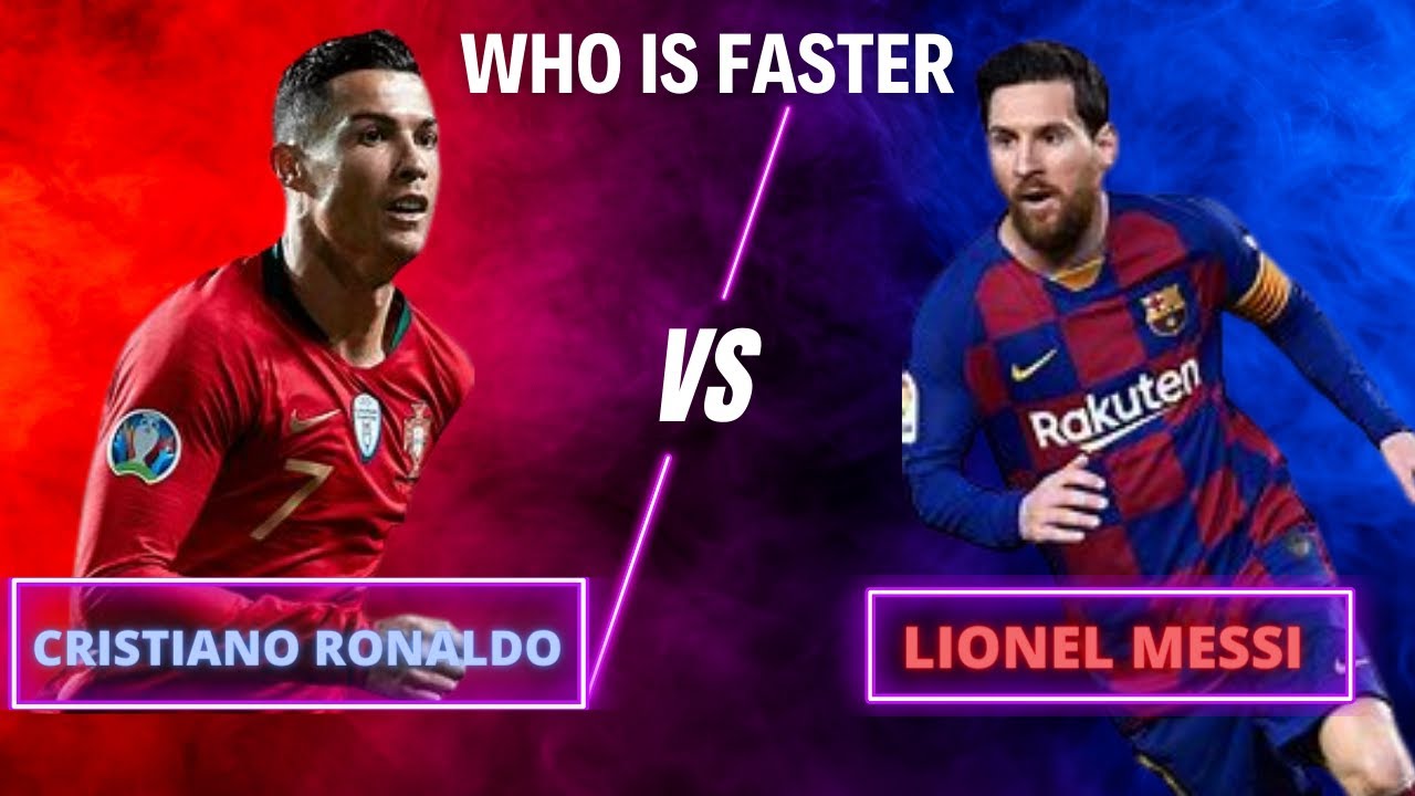 The World's Fastest Footballers: Lionel Messi vs Cristiano Ronaldo ...