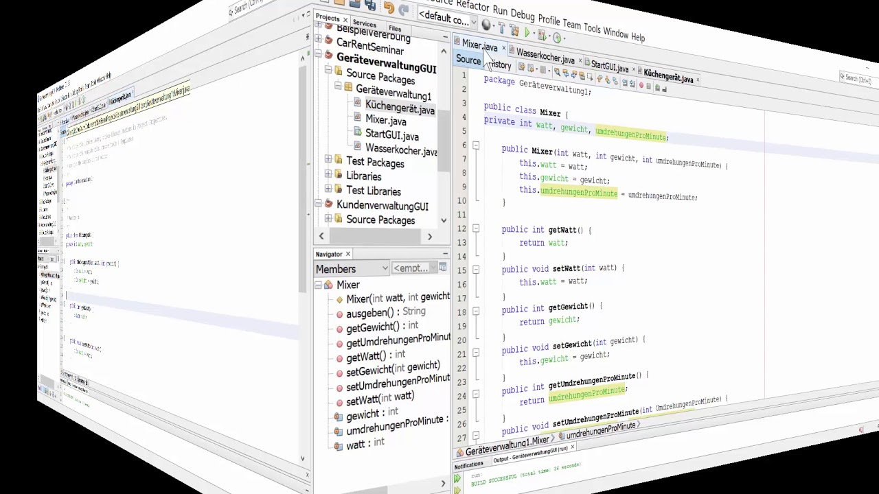 Java 24: Vererbung von Attributen und Methoden - Beispiel - YouTube