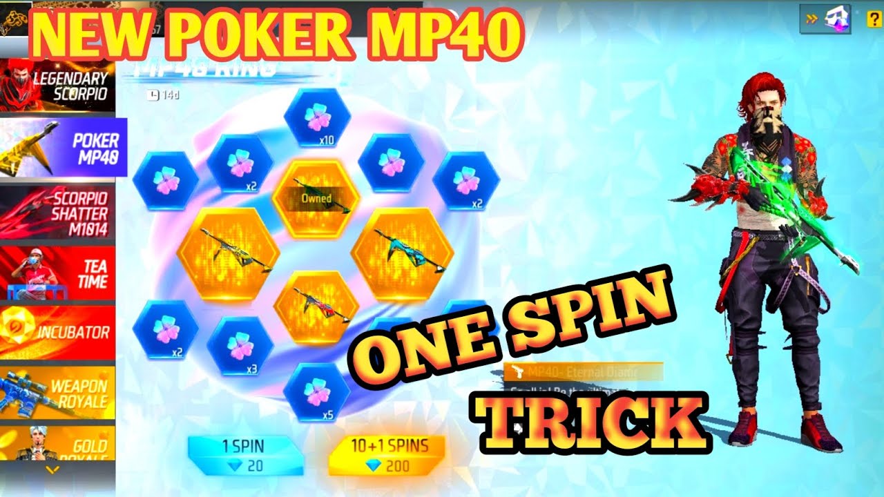 FREE FIRE NEW POKER MP40 RING EVENT - FREE FIRE NEW EVENT ! - YouTube