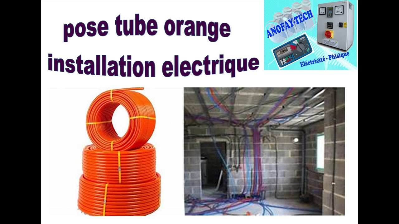 installation tube orange avec méthode facile - YouTube