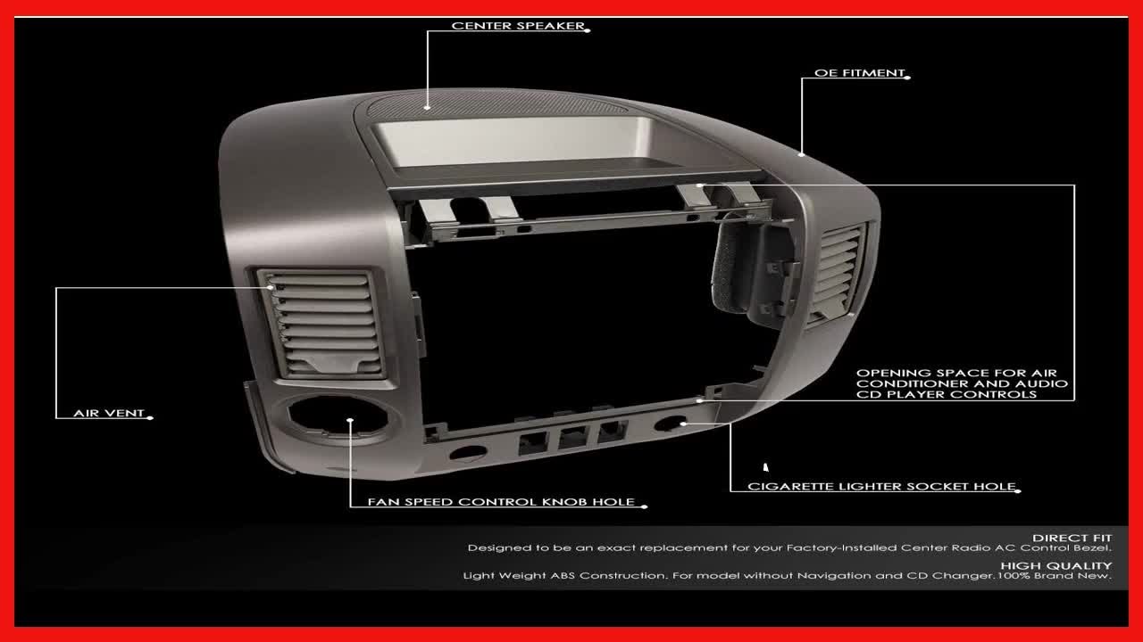 Great product - DNA Motoring ZTL-Y-0146 Center Dash Audio A/C Vent ...