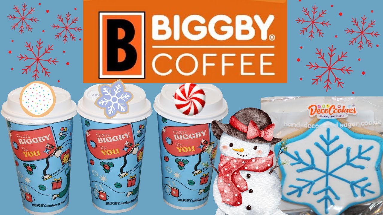 Biggby Coffee Holiday Menu! Peppermint Stick, Snow Mint, Sugar Cookie ...