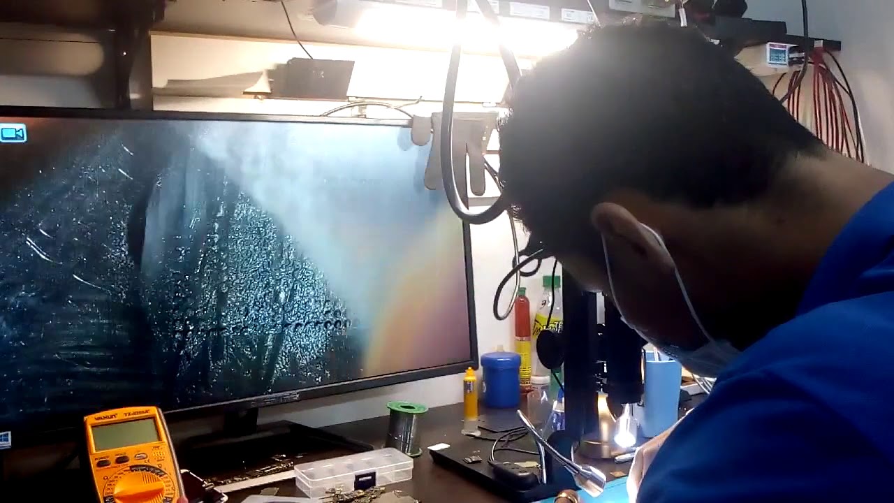 Reballing PMU IPHONE 6 - YouTube