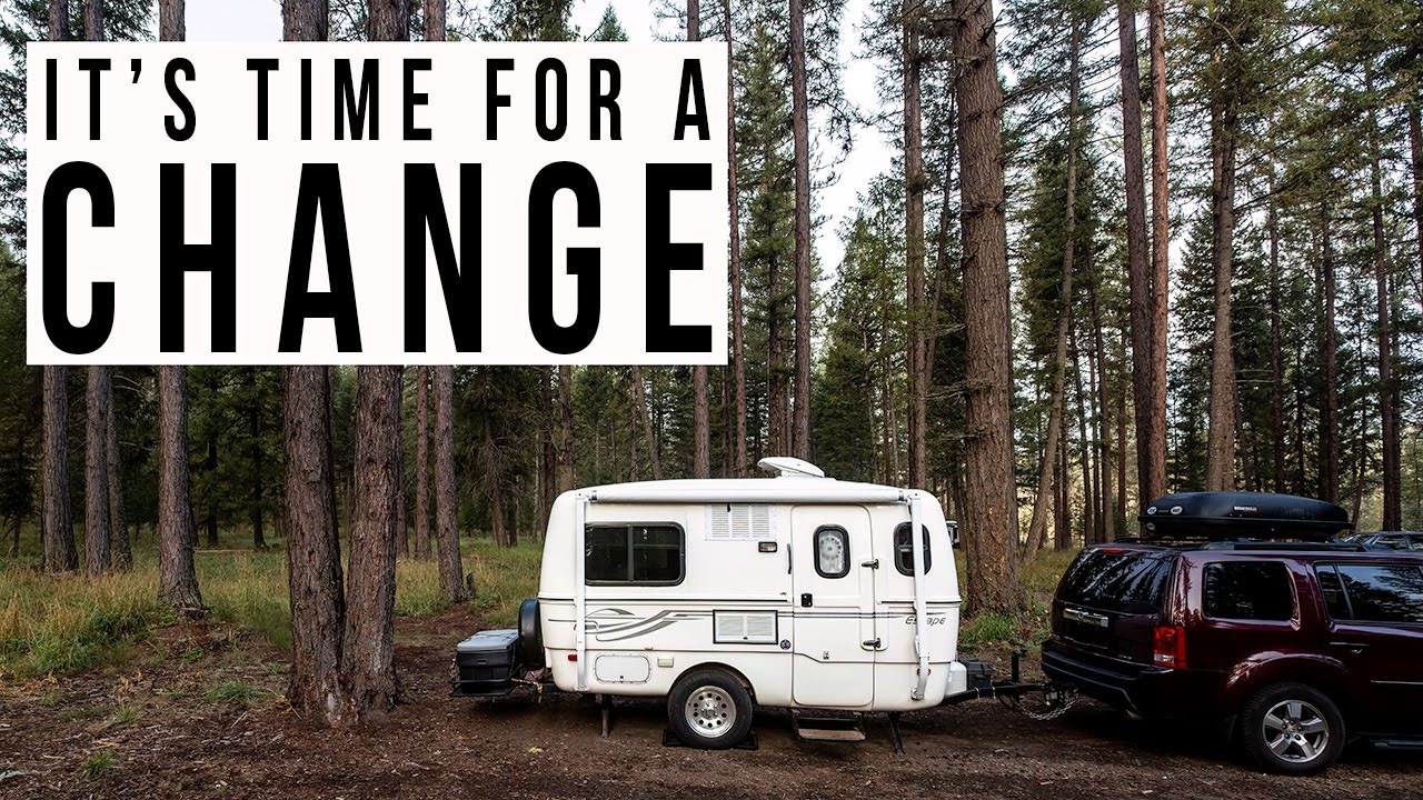 CAMPING Off Grid in a Forest // Escape 15 Camp Trailer - YouTube