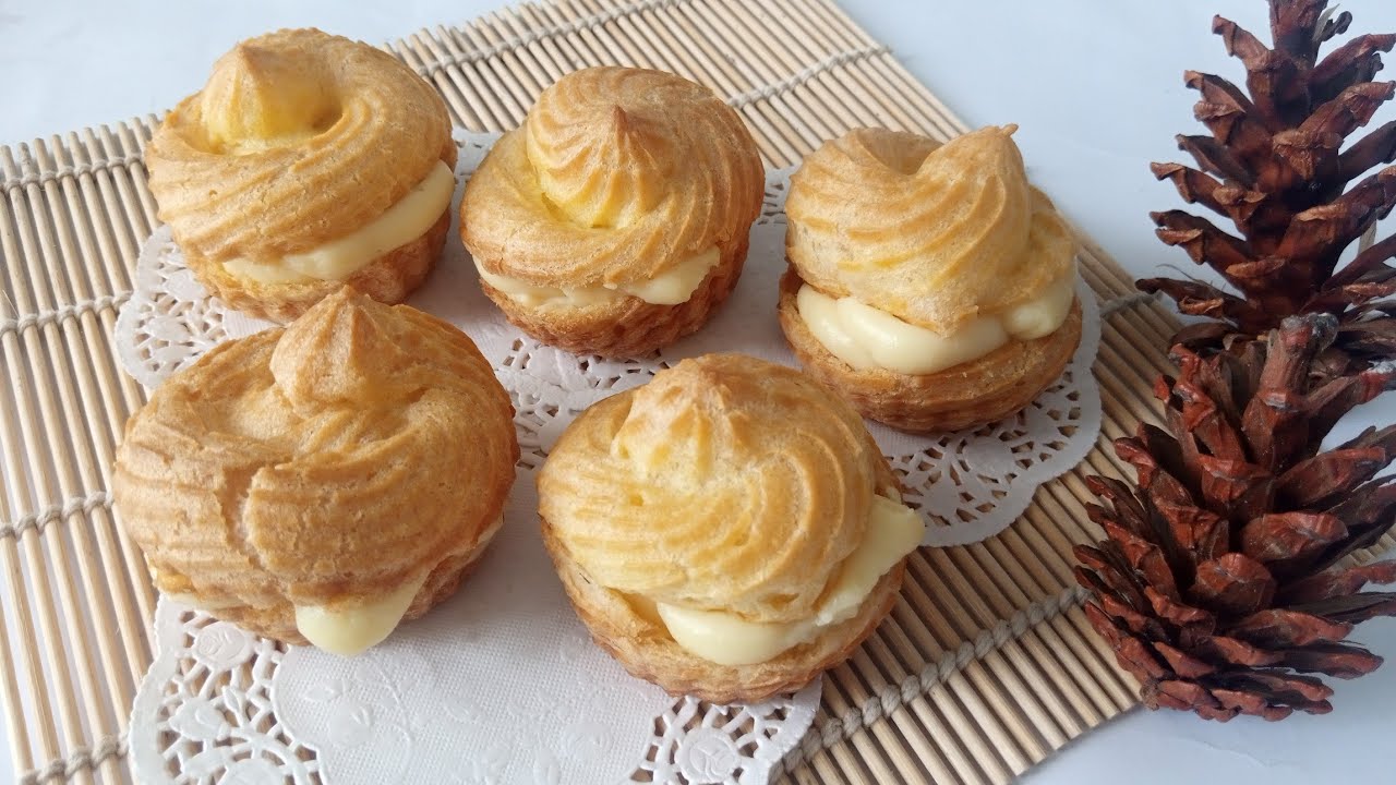 resep & cara membuat kue sus || sus vla vanilla - YouTube