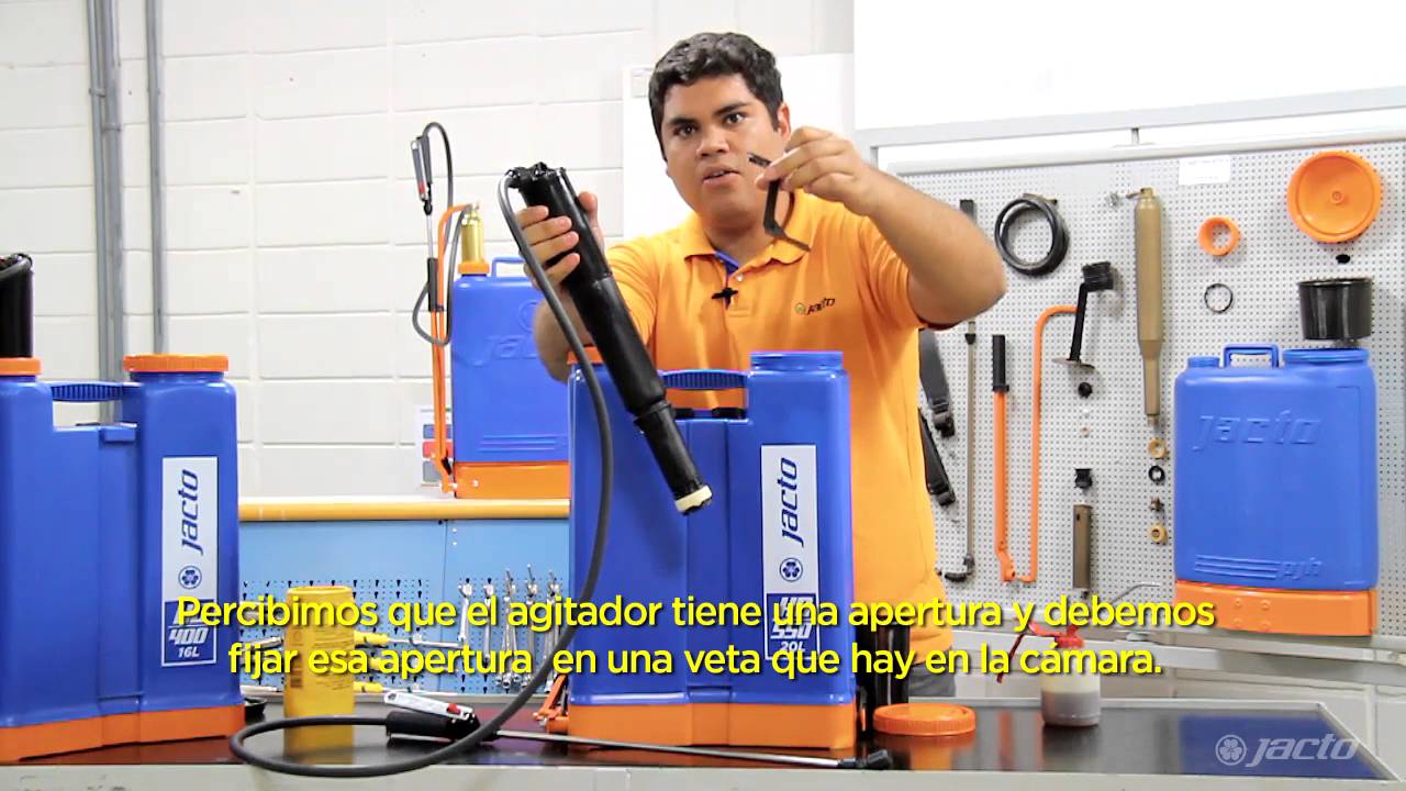 Cómo Armar Una Mochila-fumigadora JACTO ORIGINAL | Bomba Aspersora ...