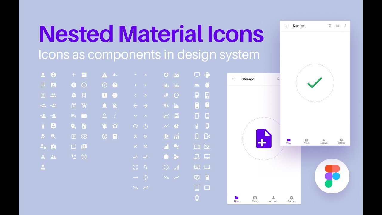 Live workflow: using material icons pack with design system - YouTube