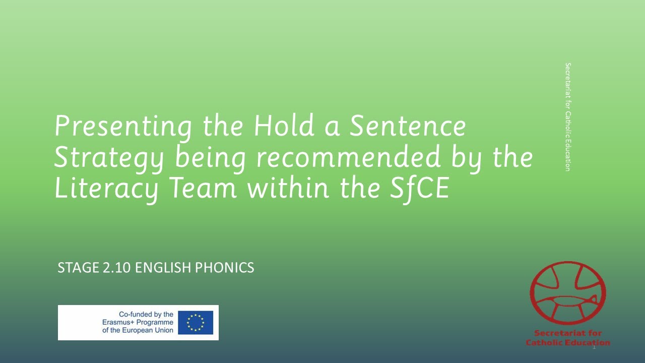 Hold a Sentence Set 2.10 - YouTube