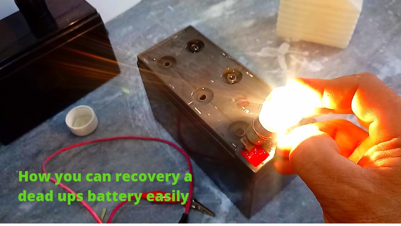 how to repair UPS battery at home. - YouTube