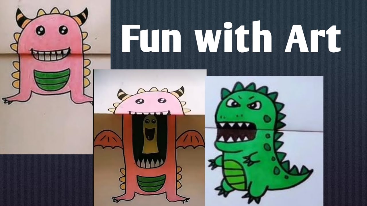Fun Drawing for kids 🧒 make and enjoy 🥳🥳 - YouTube