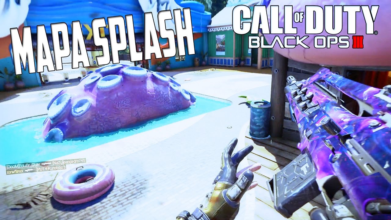 BO3 - Conhecendo o Mapa SPLASH (Com.Aovivo) - YouTube