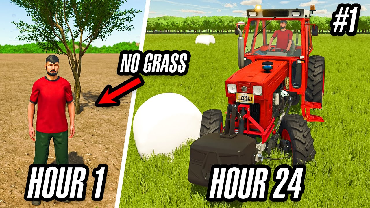 Start with 0$ on FLAT MAP with NO GRASS! # | FARMING SIMULATOR 25 - YouTube