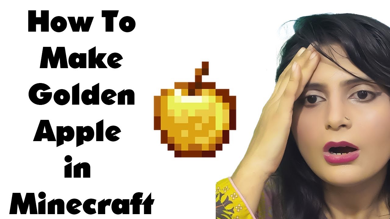 How to make Golden Apple in Minecraft | Minecraft mein Golden Apple ...