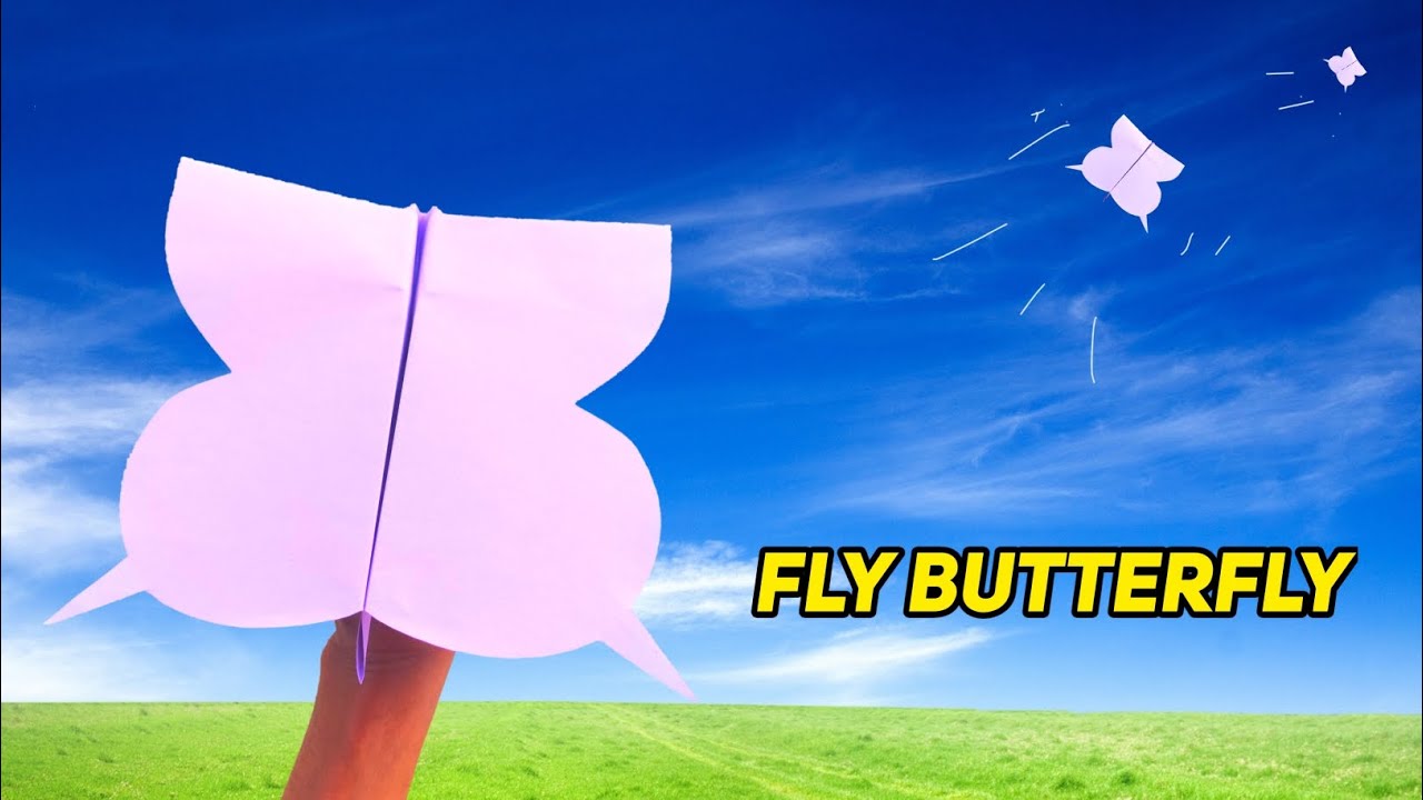 Amazing flying butterfly,How to make paper flying butterfly, 🦋 best ...