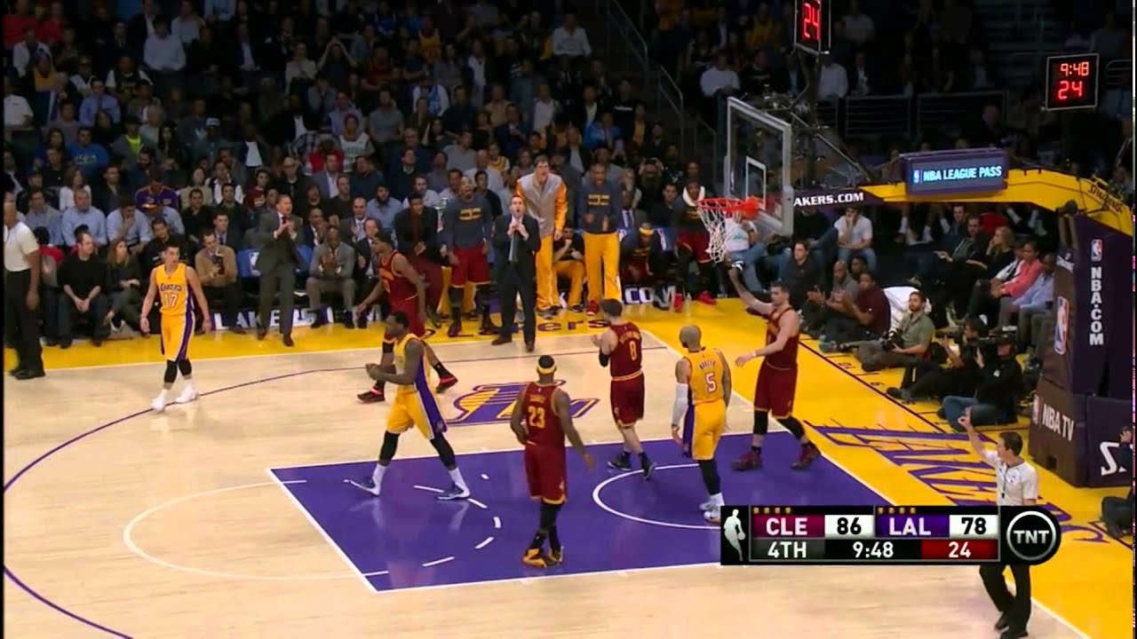 Jeremy Lin's Full Time On The Court 2015-01-16 Lakers VS Cavaliers ...