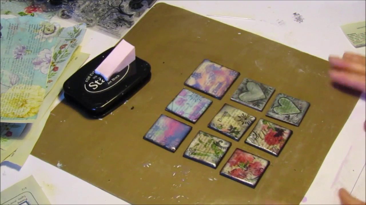 How to make Art Tiles - YouTube